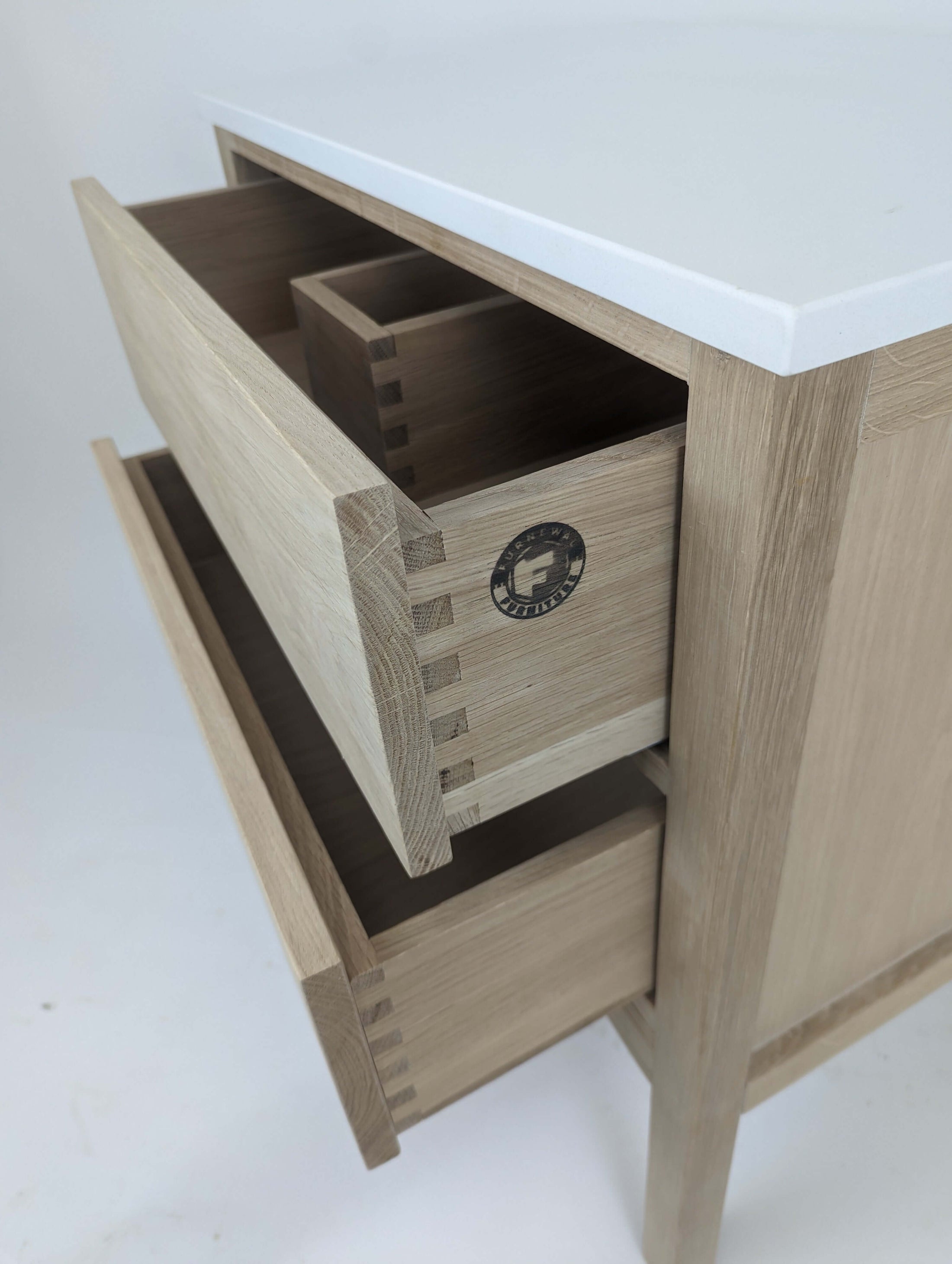 Hanover Oak Vanity Unit | Handmade Bathroom Furniture