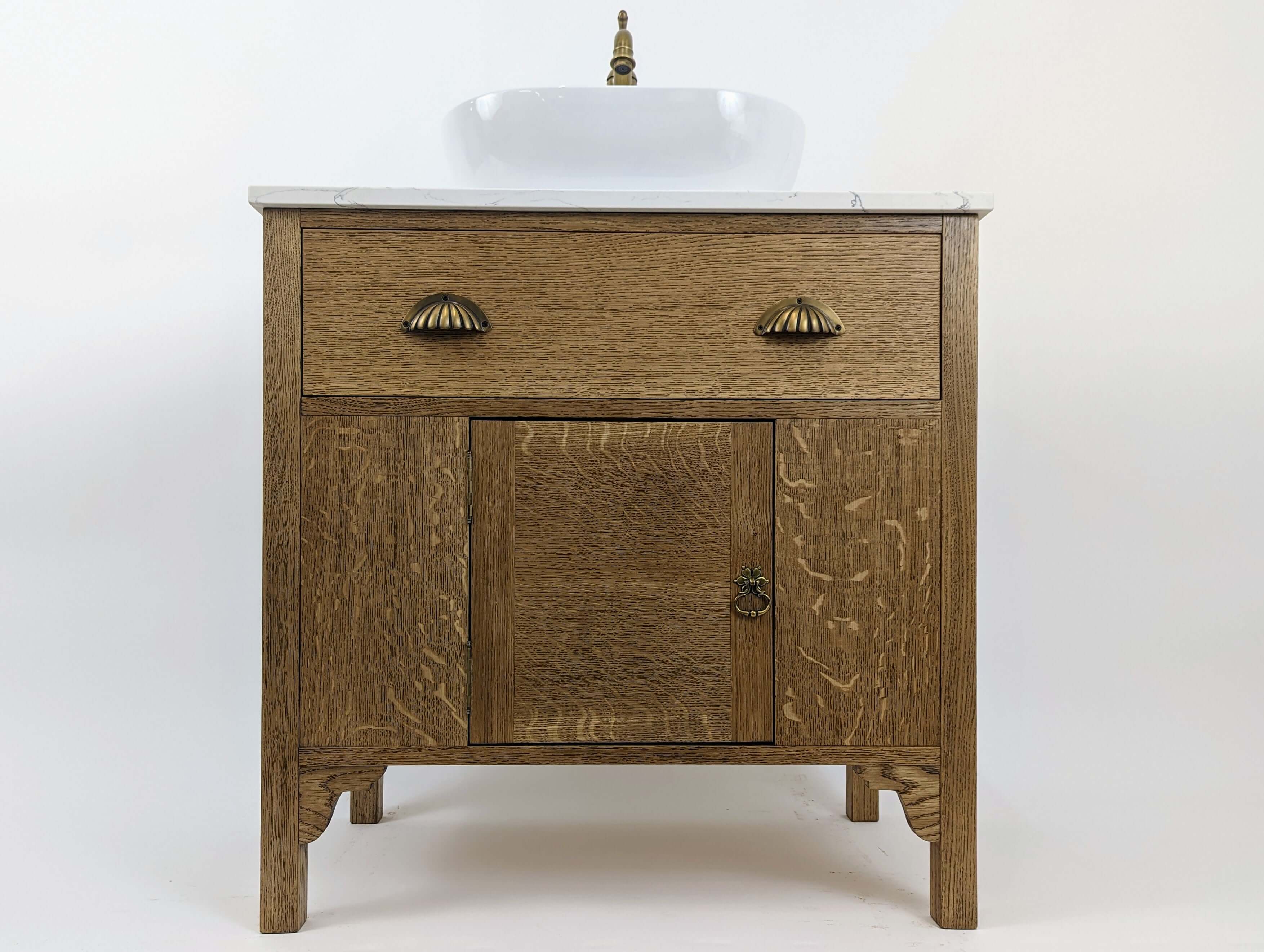 Montpelier Oak Vanity - Handcrafted Bathroom Unit